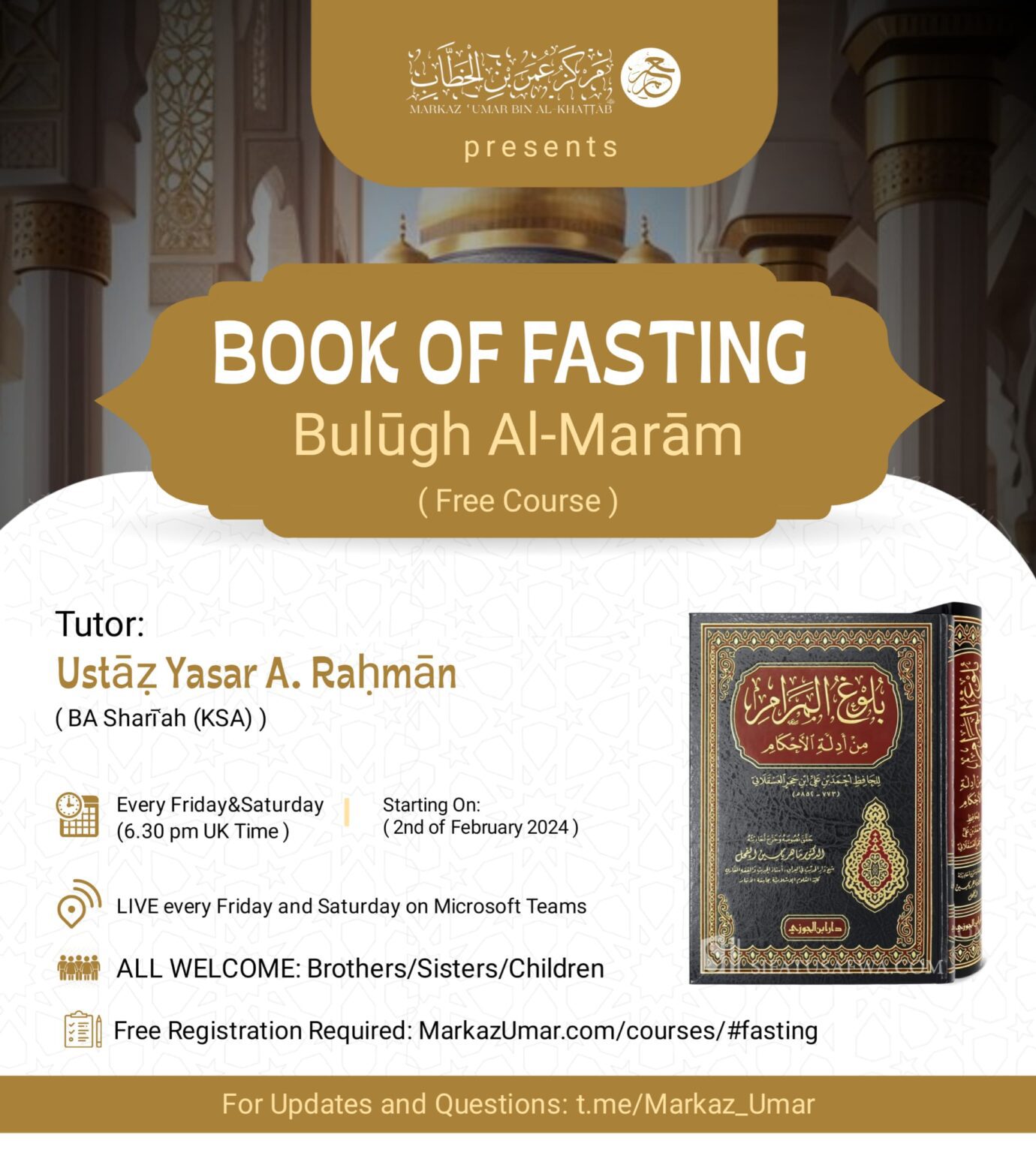 Courses | Markaz 'Umar